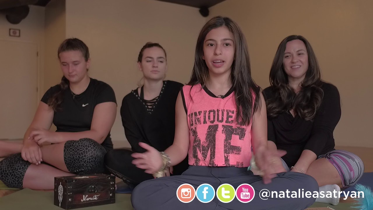 Yoga to Yoke with Natalie Asatryan l 12 year old certified yoga teacher ...