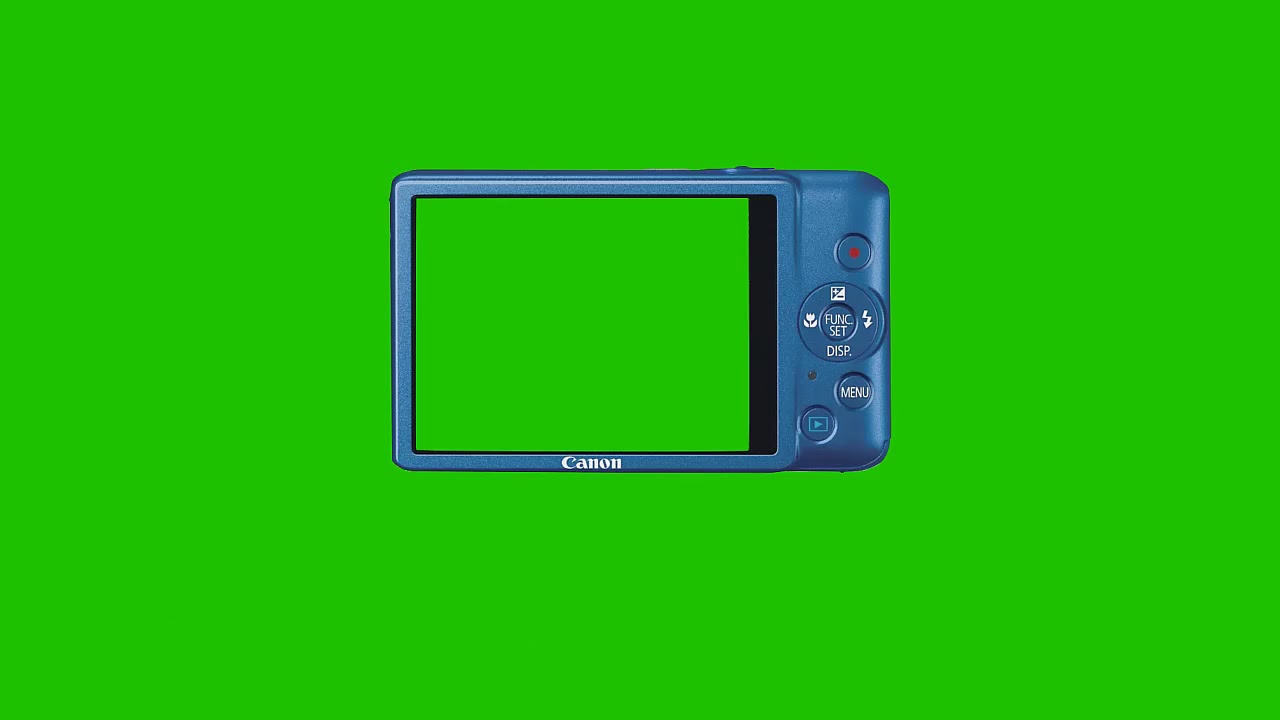 Canon Camera Chroma key Green Screen CG - YouTube