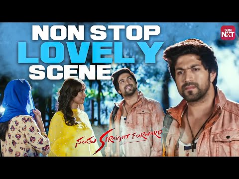 Non Stop Movie Scene🔥| Santhu Straight Forward | Yash | Radhika |Kannada Movie Clips|Sun NXT Kannada