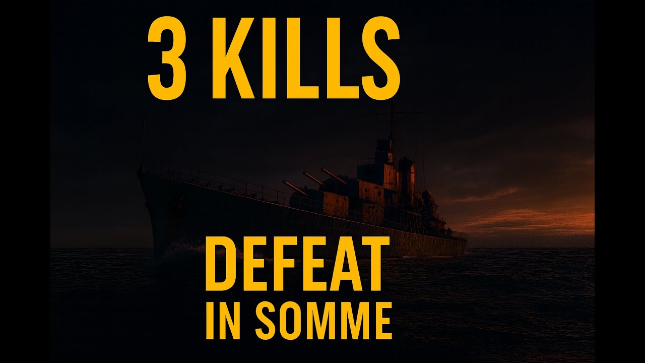 3 Kills in Somme | British Premium Destroyer Loss - YouTube