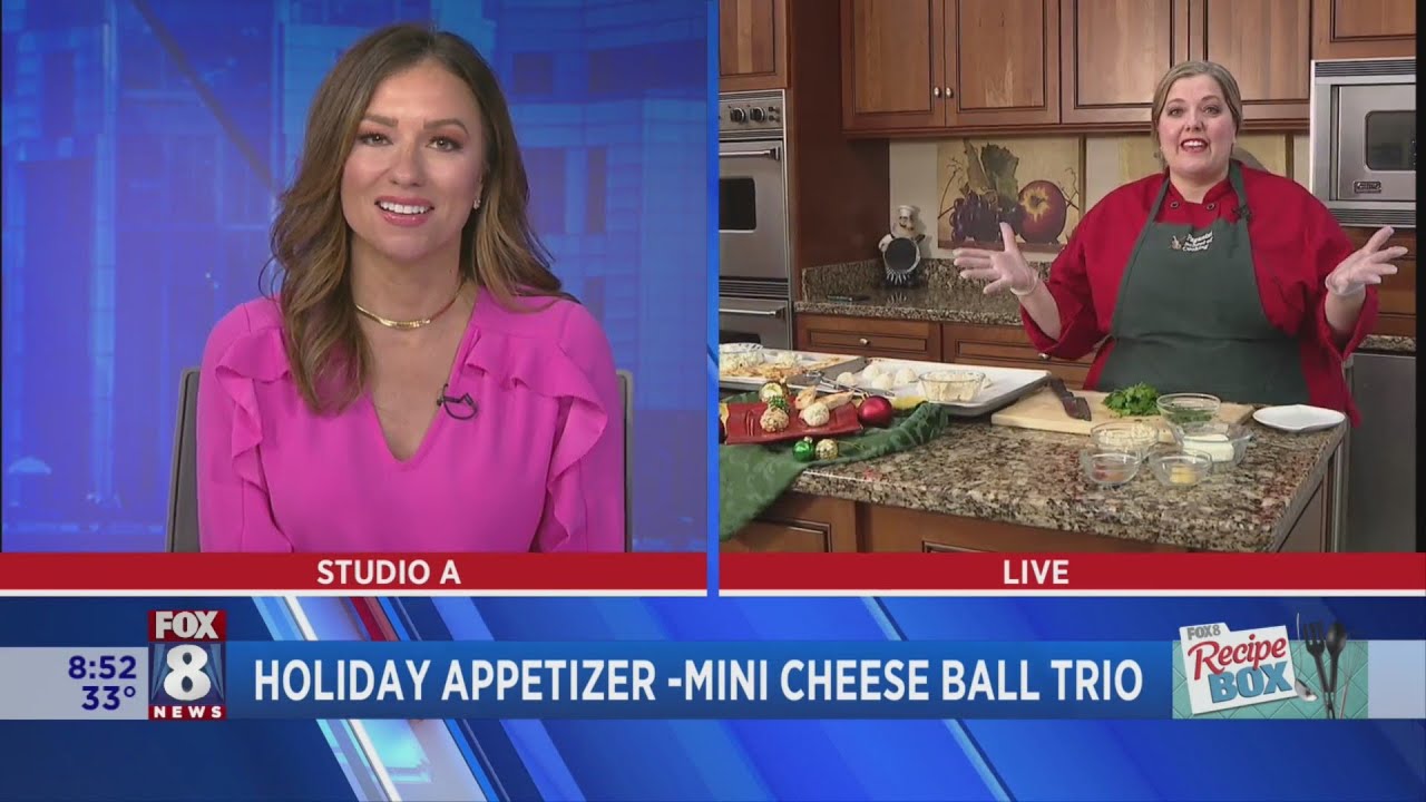 Fox Recipe Box: Mini Cheese Ball Trio - YouTube