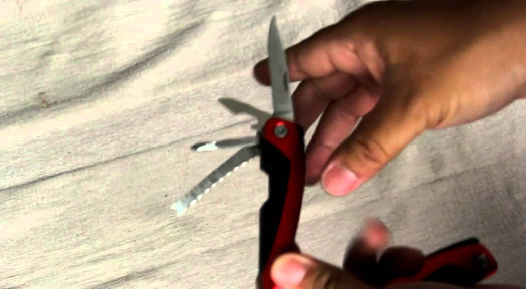 Jeep Red Pocket Multt-Plier,14 in 1 Multi Tool,Inner Spring - YouTube