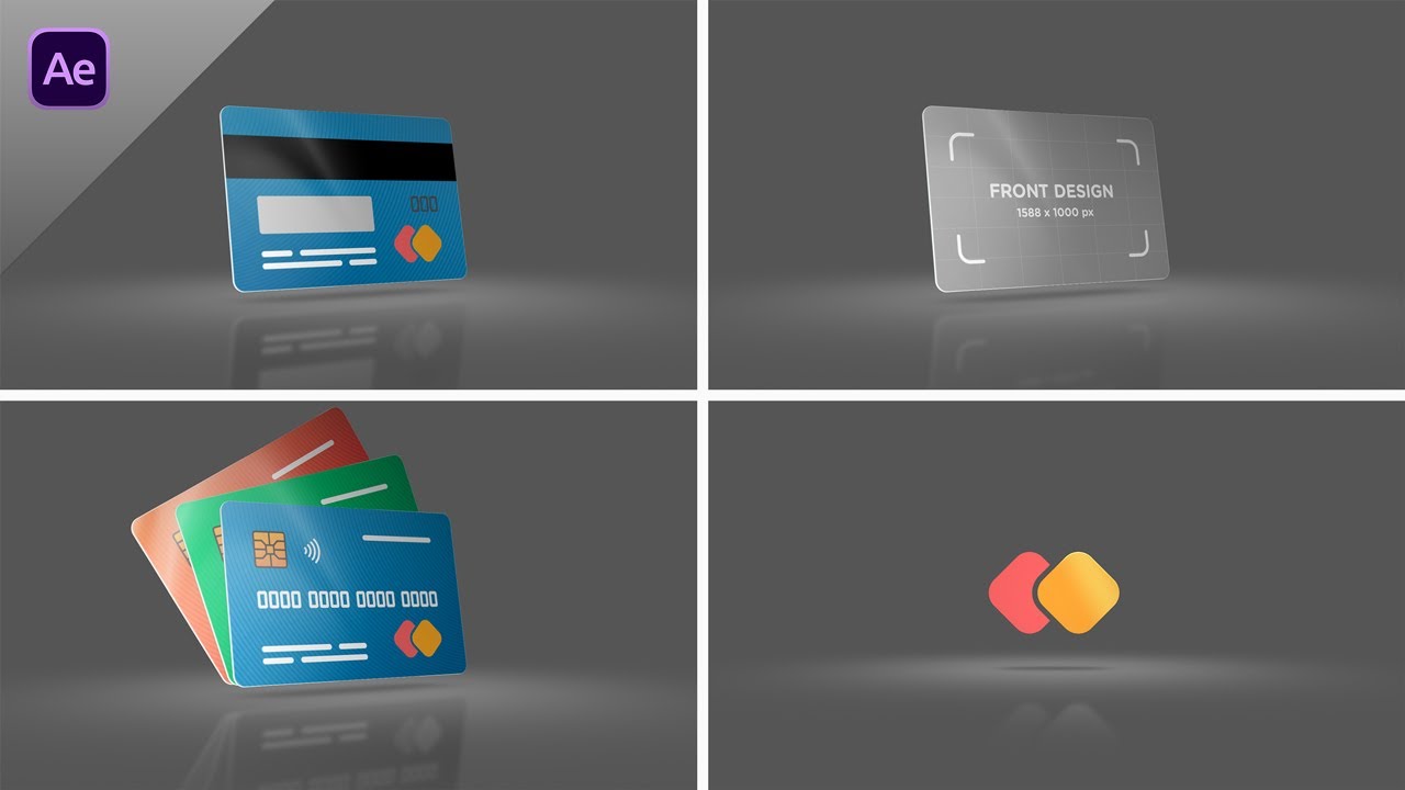 Credit Card Promotion - After Effects Template (Tutorial) - YouTube