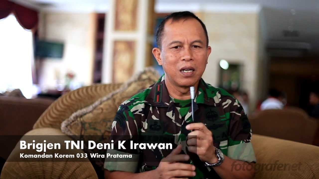 Sambutan Komandan Korem 033 Wira Pratama - YouTube