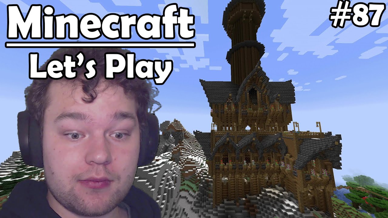 Building on my mansion in Minecraft Survival Let's Play part 87 - YouTube
