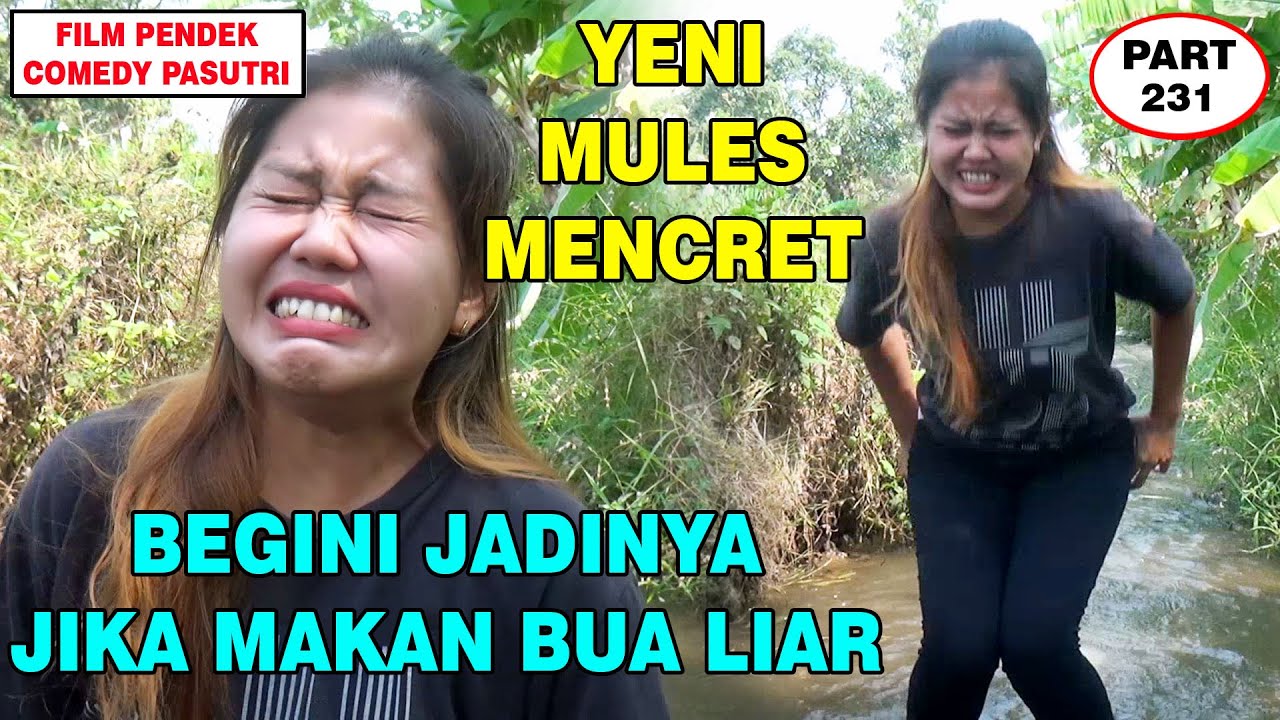 Gaya Lucu Perut Yeni Mules Mencret Berak Di Sawah Karna Makan Buah Liar ...