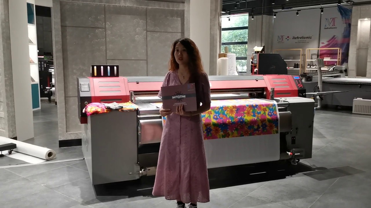 MT Refretonic Quality Belt Textile Printer here !!! - YouTube