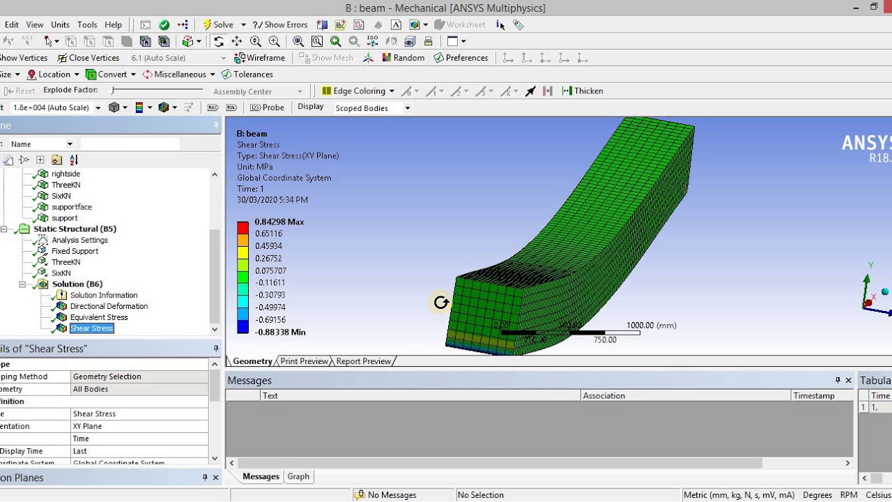 beam analysis and neutral axis - YouTube