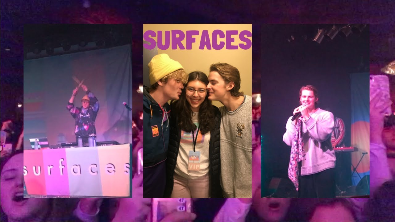 Surfaces concert in Seattle *we met the band* - YouTube