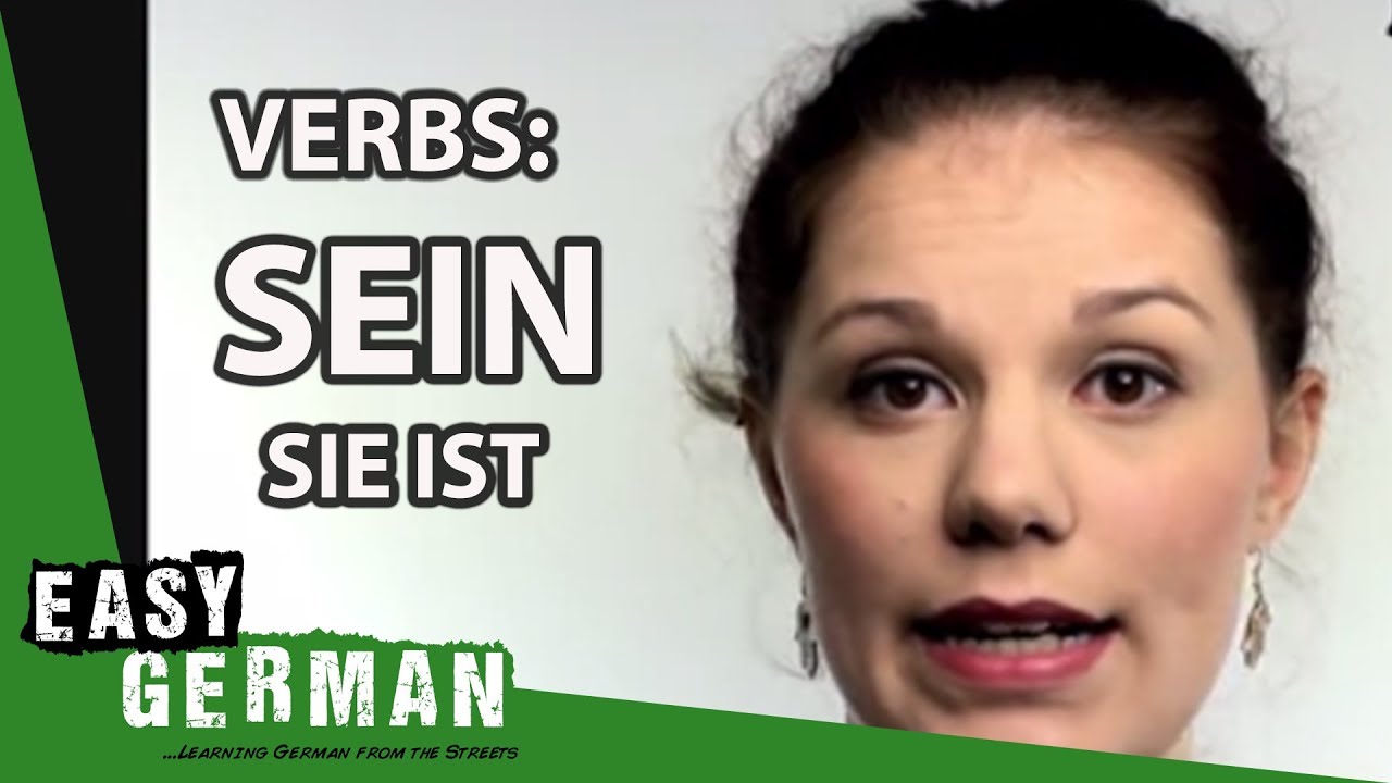 Easy German Verbs - Sein: sie ist - YouTube