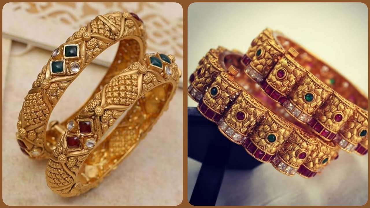 New Beautiful Gold Bengal Design || Gold Bengal Design for Ladies ...