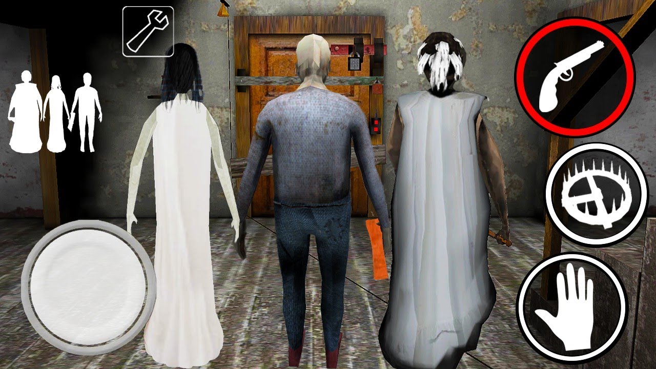 GRANDPA & SLENDRINA and Granny Enter in Old House Gameplay Animation ...