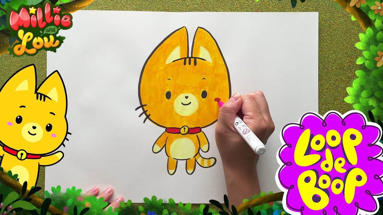 Millie and Lou | How to Draw 🎨 | Let's draw Lou! | @Littlezoo - YouTube