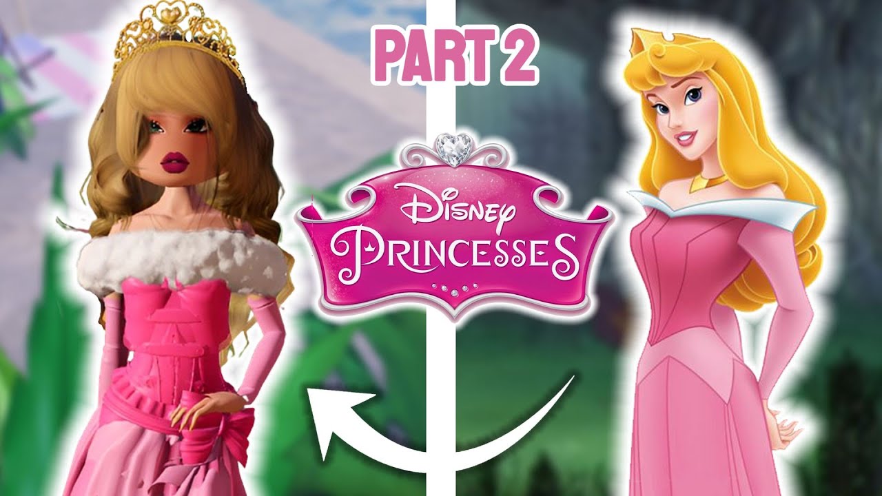 Recreating *DISNEY PRINCESSES* in ROBLOX DRESS TO IMPRESS[PART 2 ...