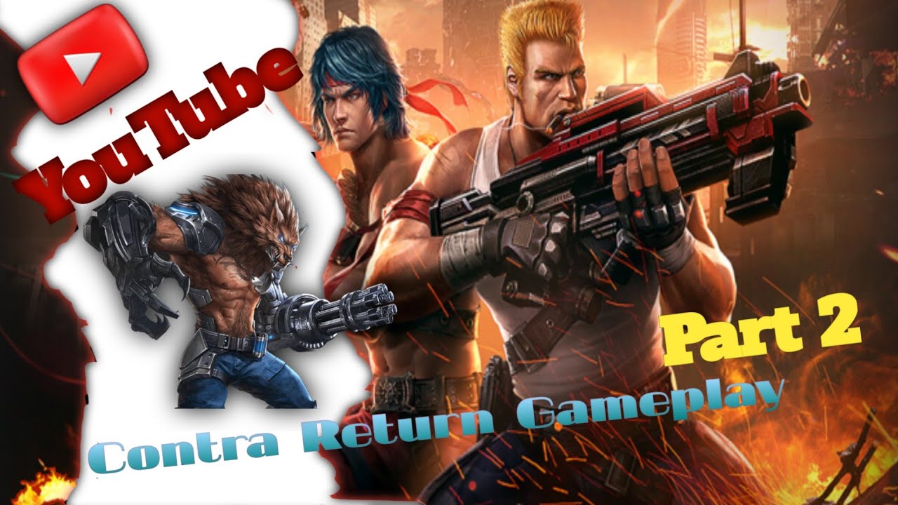 Contra return gameplay (part 2) contra returns - YouTube