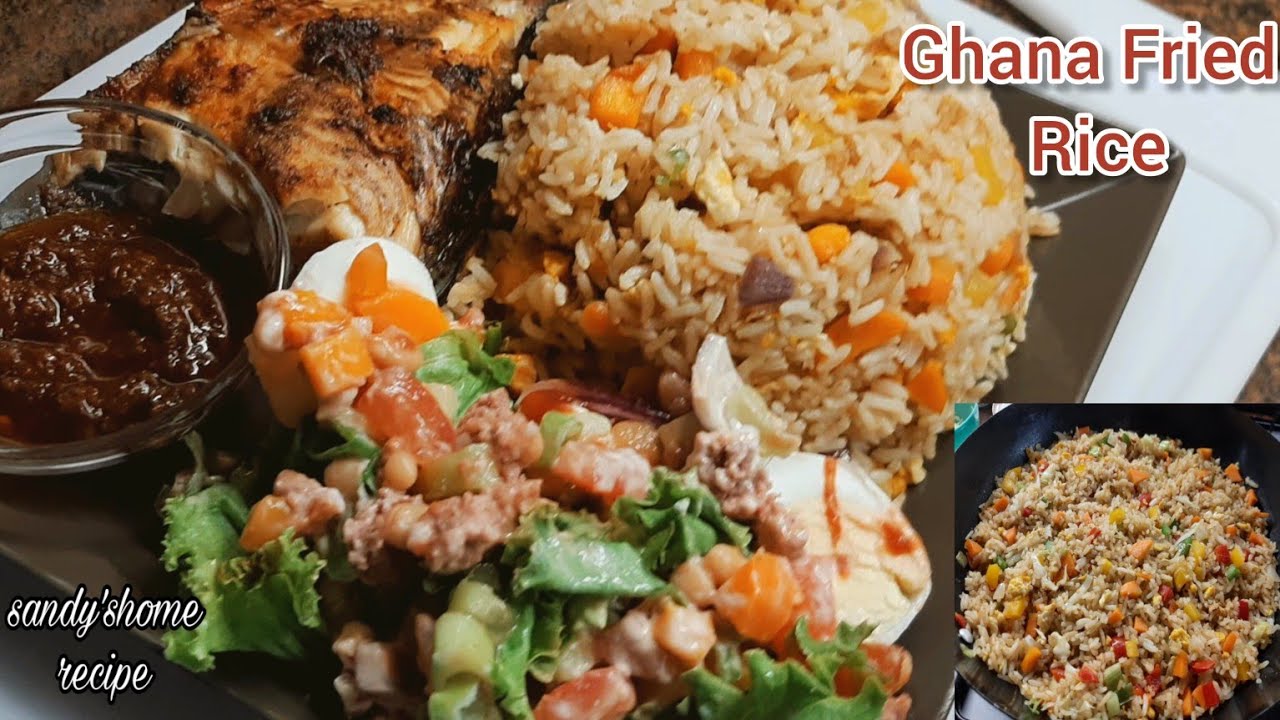 How To Make The Perfect Ghana 🇬🇭 Fried Rice/Authentic Ghana Fried Rice ...
