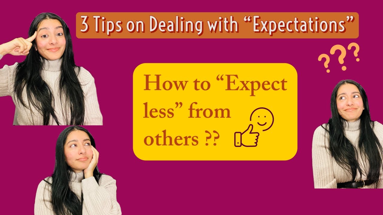 How to Stop Expecting from people | 3 Tips #schooloflife #motivational ...