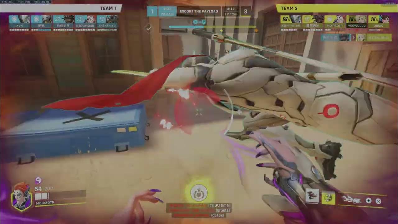 Overwatch Role Queue #2 Master 4 Hollywood as Moira - YouTube