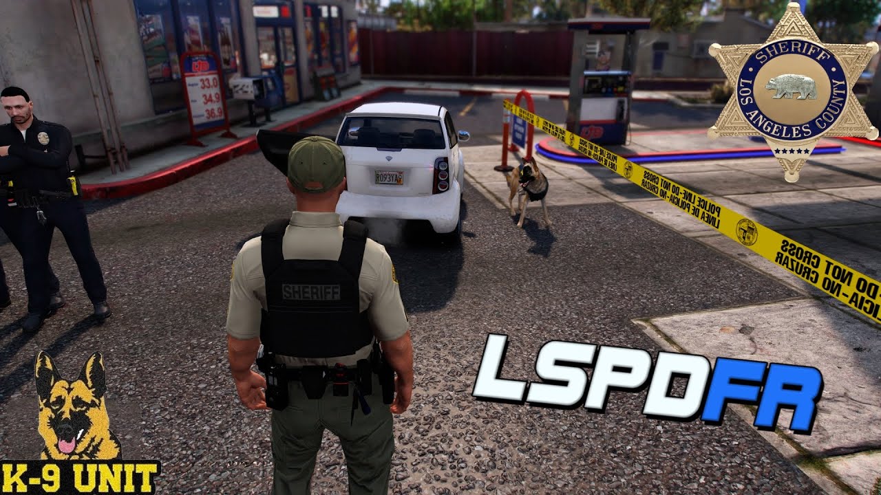 GTA 5 LSPDFR. Police weekdays at the LASD K9 unit. #lasd #k9 - YouTube