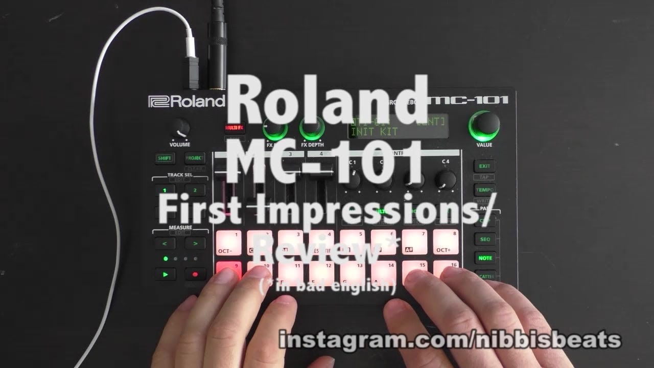 Roland MC-101 - First Impressions // Review // Feature Requests - YouTube