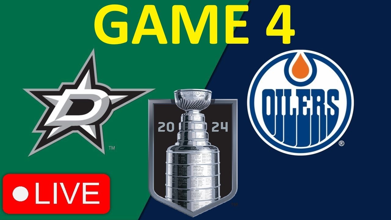 GAME 4: EDMONTON OILERS VS DALLAS STARS LIVE | FULL GAME REACTION AND ...