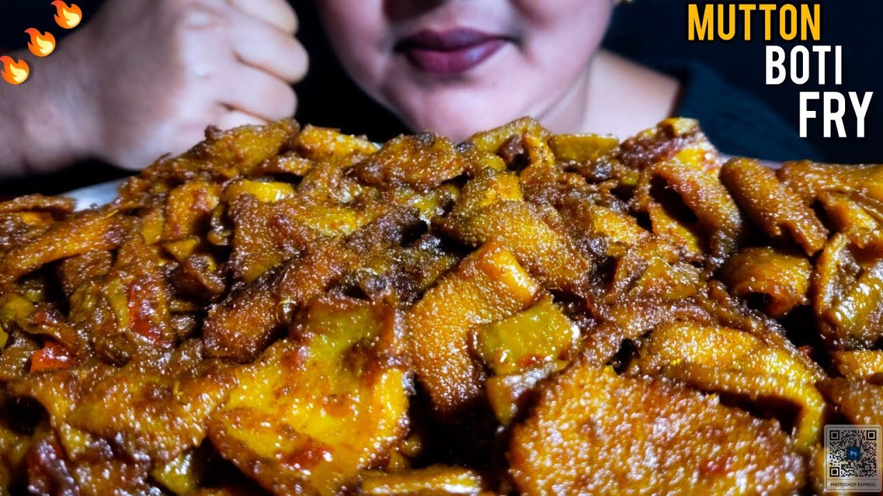 MUTTON BOTI CURRY|| EATING MUTTON BOTI CURRY WITH RICE|| EATING SHOW 😋 ...