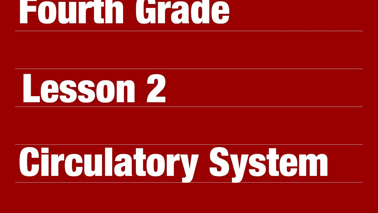 Fourth Grade, Lesson 2 - YouTube