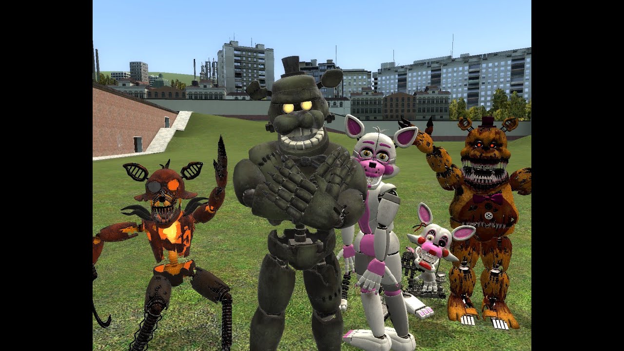 GMOD FNAF | Brand New FNaF Help Wanted Ragdoll Pack! || + A bonus fight ...