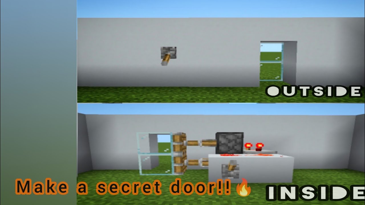 How to Make a Secret door in Minecraft | Little Gamer 48 |# ...