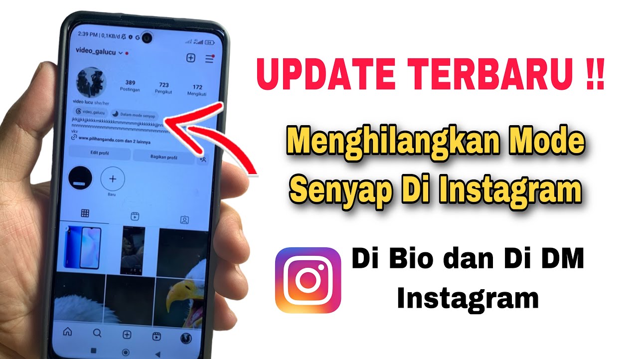 Cara Menghilangkan Mode Senyap Di IG - YouTube