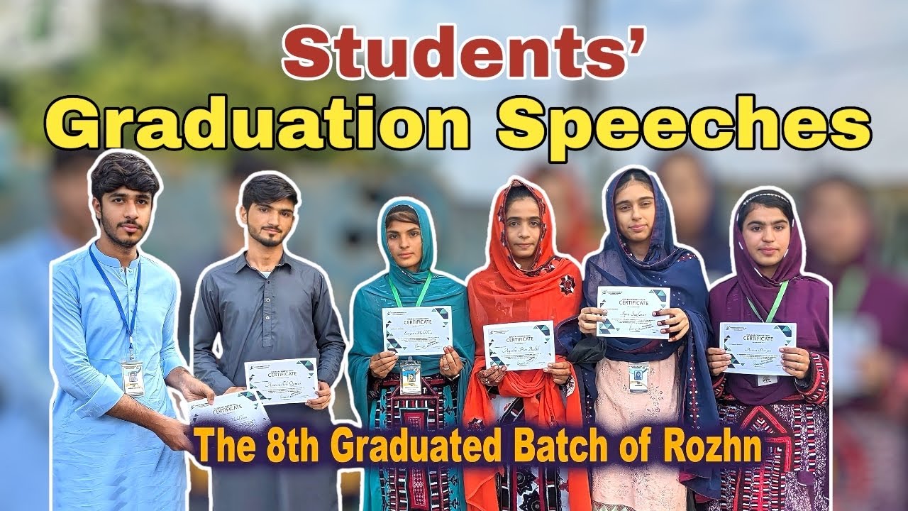 Inspirational Speeches of Our 8th Batch - YouTube