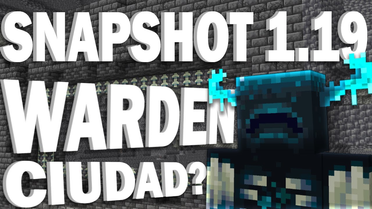WARDEN + ANCIENT CITIES + DEEP DARK! | MINECRAFT 1.19 SNAPSHOT - YouTube
