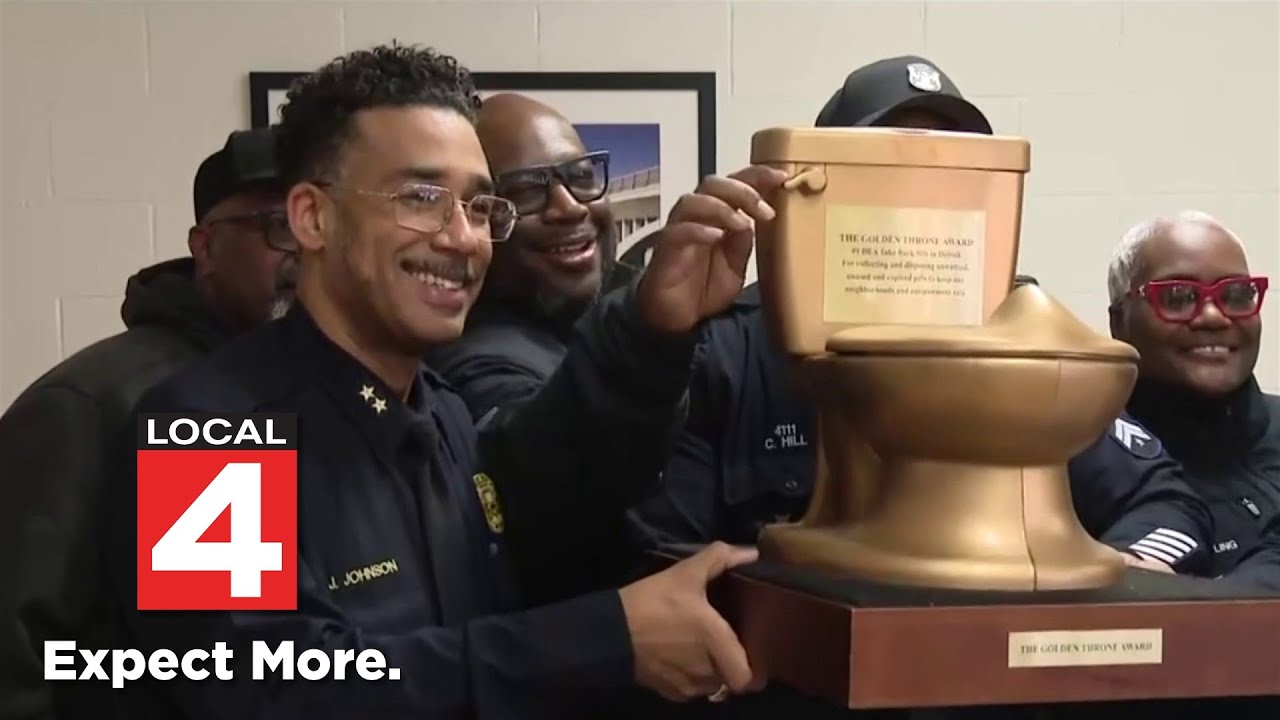 Golden flush: Detroit Police 7th Precinct takes the throne with record ...