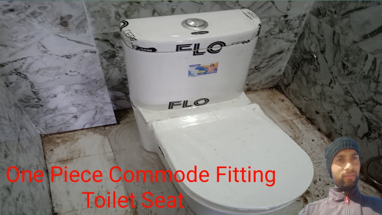 One Piece Commode Fitting Toilets Seat - YouTube