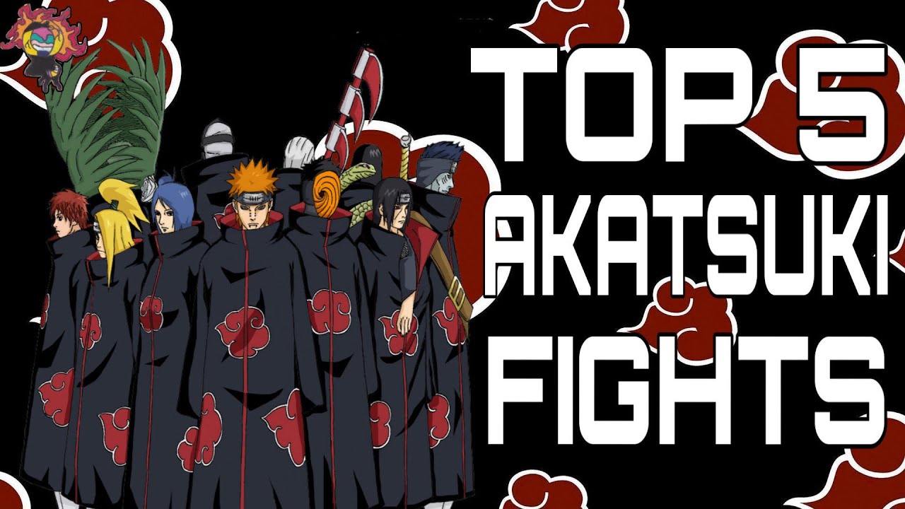 TOP 5 Akatsuki Fights in Naruto! - YouTube