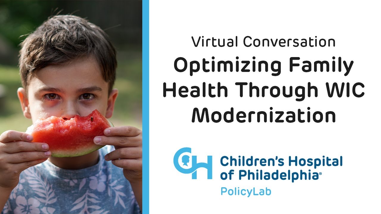 Optimizing Family Health Through WIC Modernization - YouTube