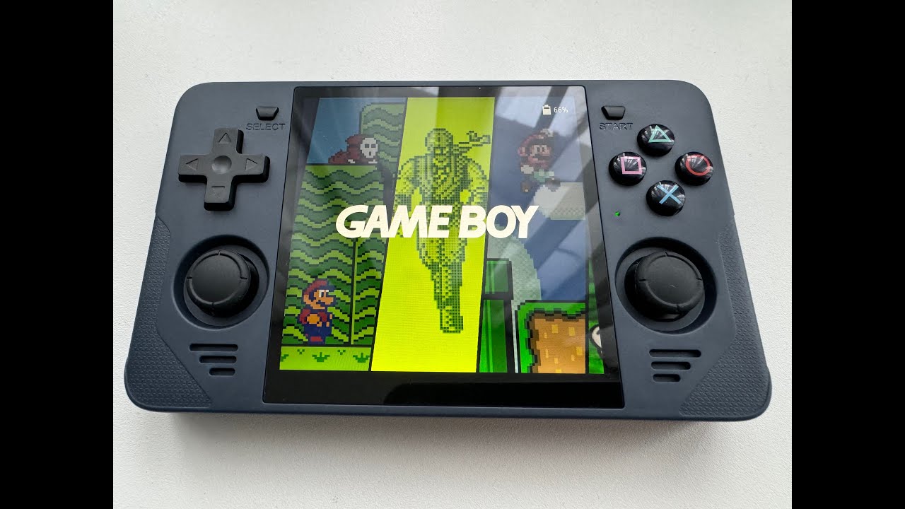 Powkiddy RGB30 Vertical game handheld (Blue) unboxing (MINIXPC.com) $10 ...