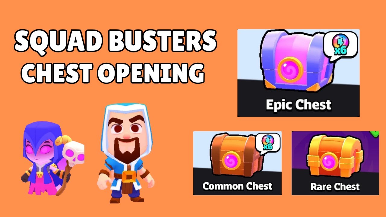 Squad Busters Chest Opening - YouTube