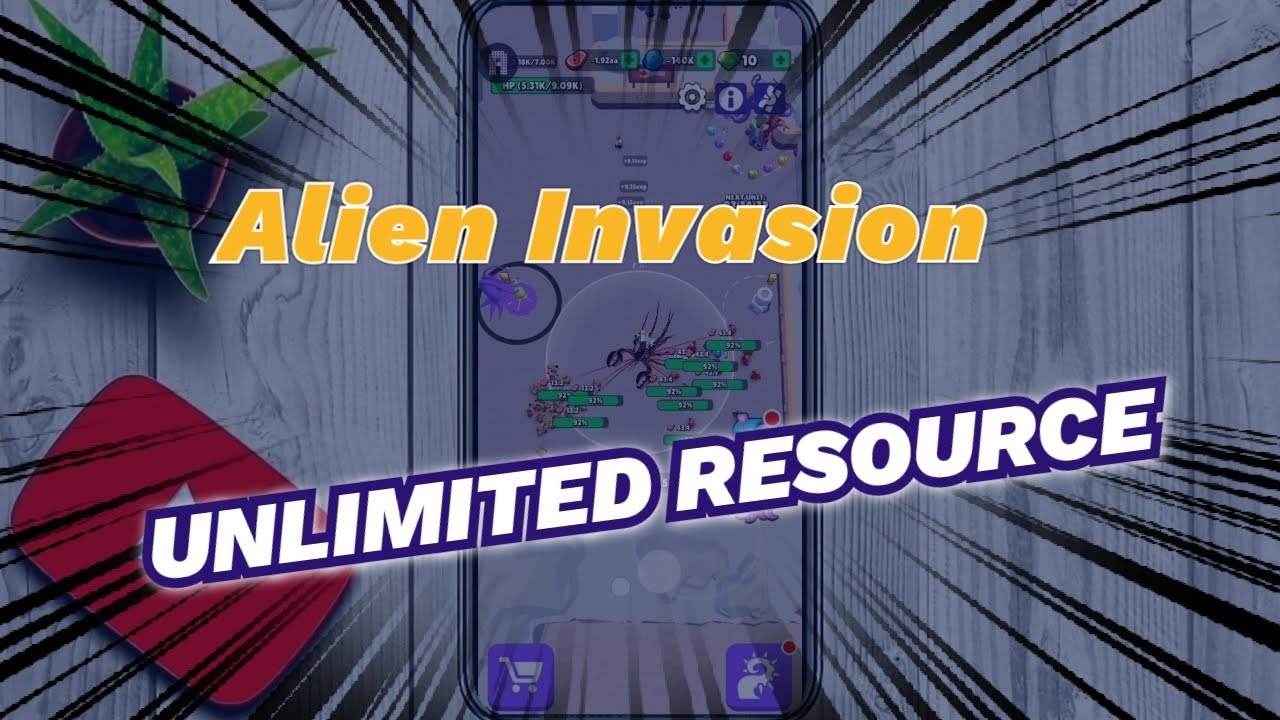 Alien Invation Mod Apk Unlimited Resiurce - YouTube