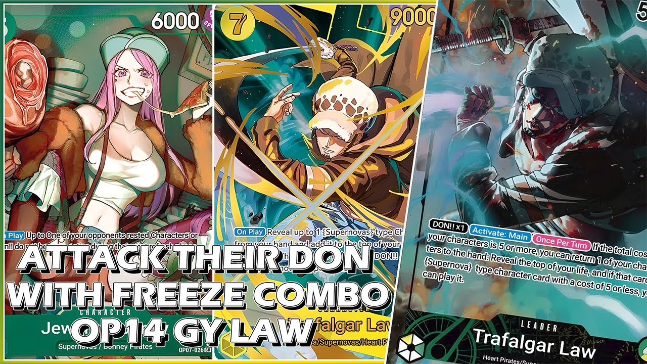 GY LAW | IS GY LAW GOOD IN OP14? DON FREEZE COMBO | BUILD & GAMEPLAY ...