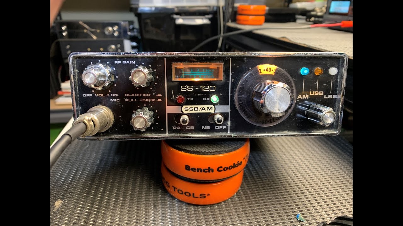 CB RADIO SS-120 AM/SSB MOBILE - YouTube
