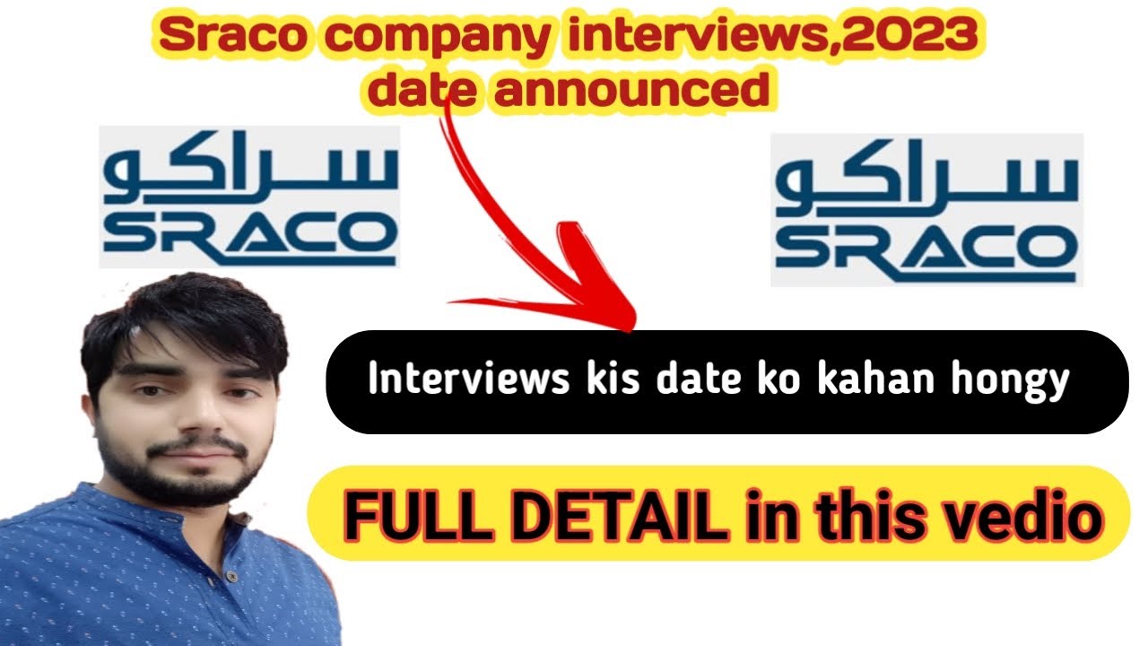 sraco company jobs interviews 2023 || sraco company saudi arabia - YouTube