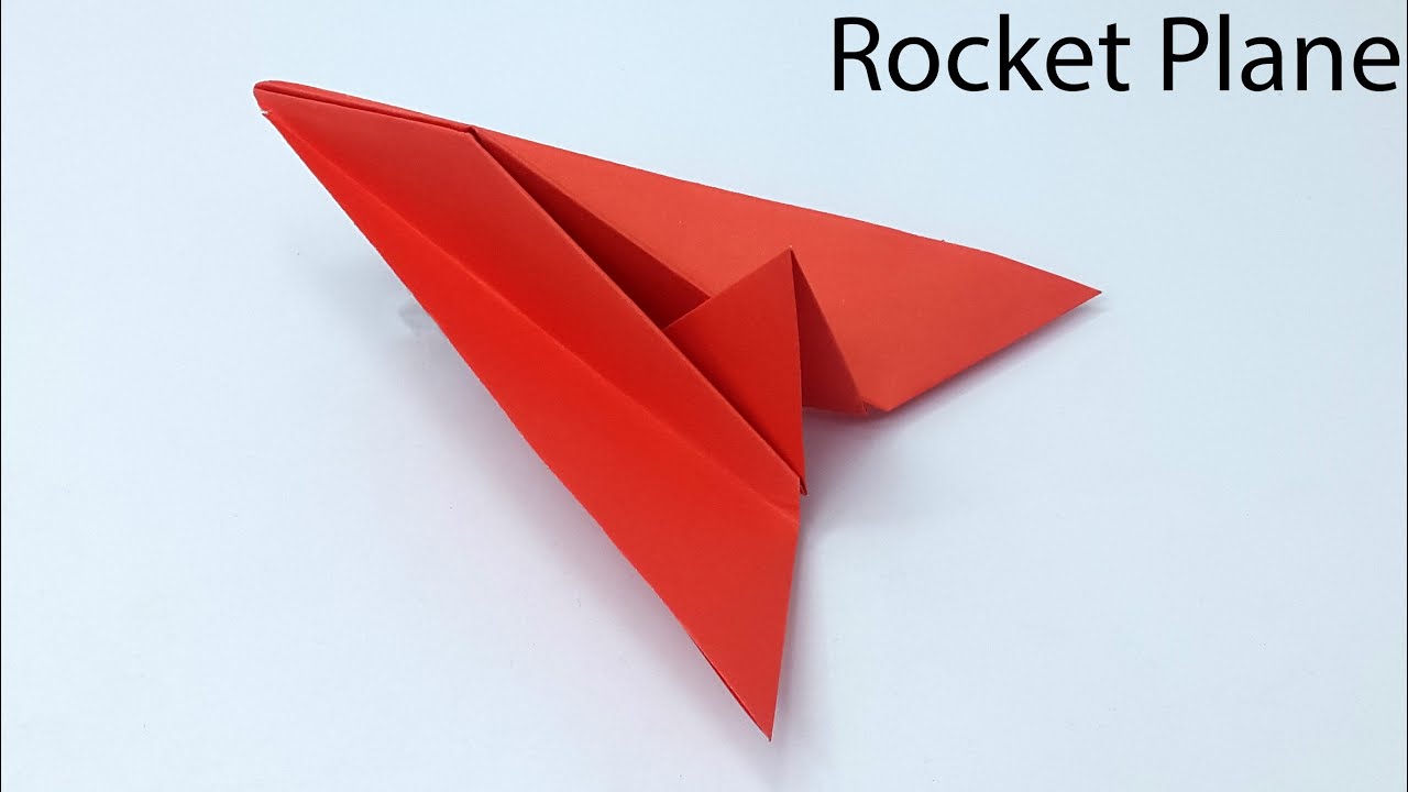 How to Make an Easy Jet Paper Airplane That Flies Really Fast - DIY ...