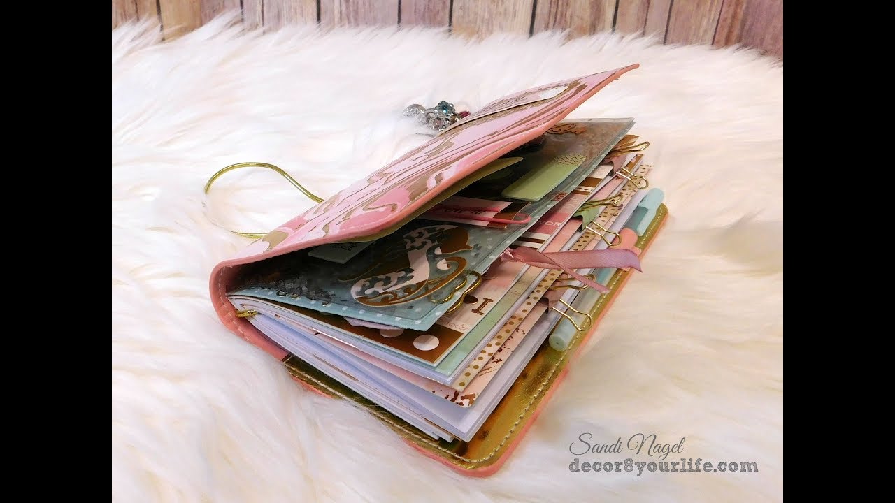 Pink Traveler's Notebook Flip Through - YouTube