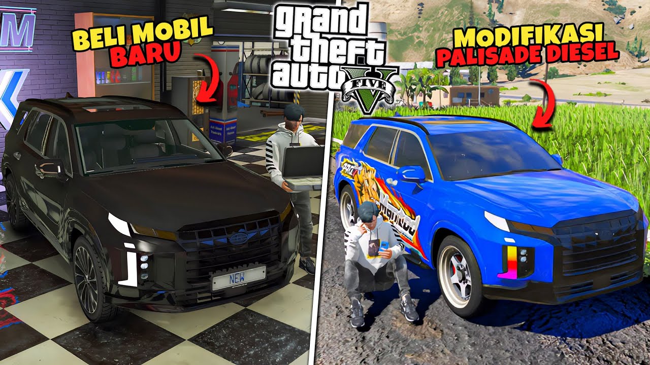 AKU MODIFIKASI MOBIL PALISADE DIESEL JADI CUMI DARAT - GTA 5 MOD - YouTube