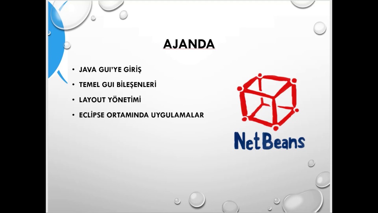 Görsel Programlama III - Java GUI - YouTube