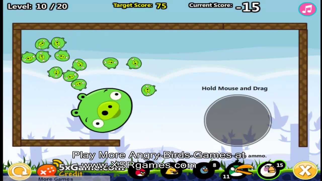 Angry Birds Canon 1 Level 10 - YouTube