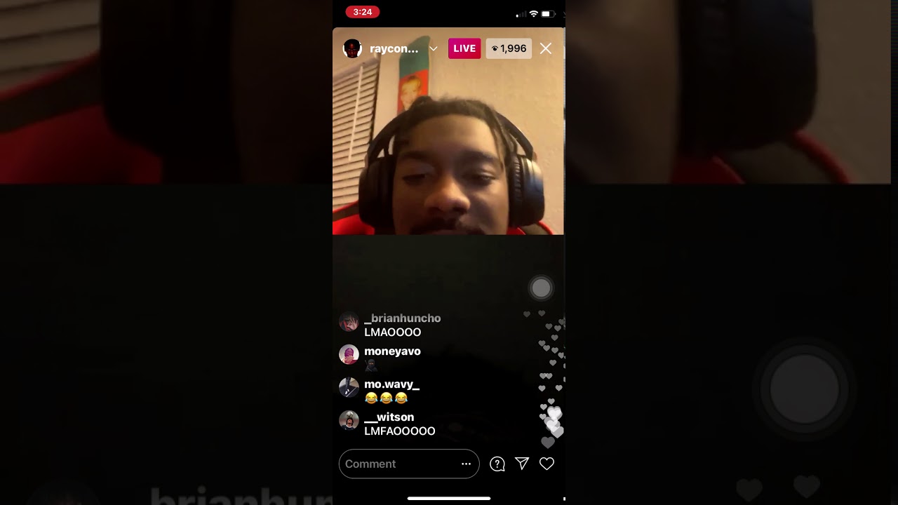 BruceDropEmOff on Instagram live with fans (FUNNY) fat nose ah ni**a ...