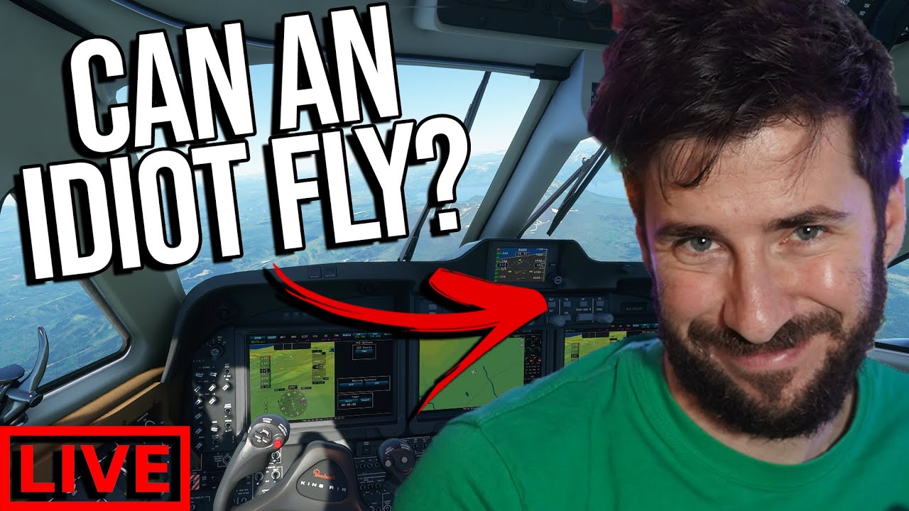 Can An Idiot Learn To Fly In Microsoft Flight Simulator? - YouTube