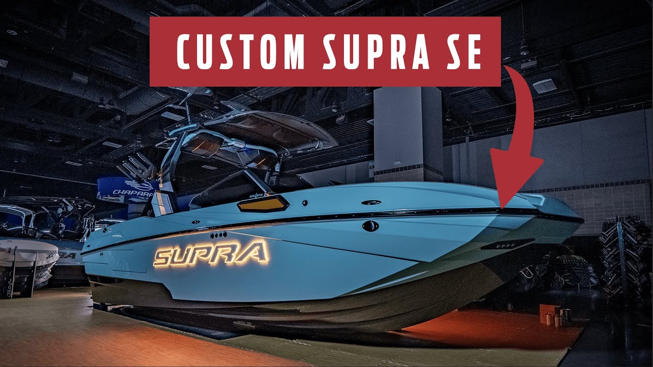 Custom Supra SE Walkthrough at the Knoxville Boat Show - YouTube